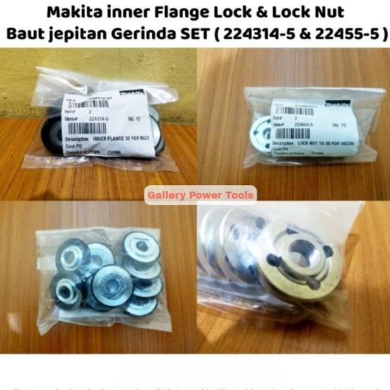 Jual Lock Nut Makita inner Flange Lock Set Baut jepitan Mata Gerinda 4 ...