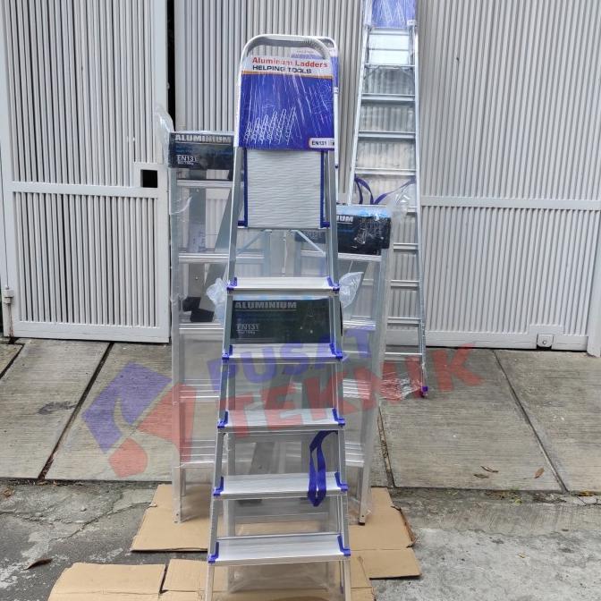 Jual READY ALUMINIUM LADDERS 6 STEP KENMASTER TANGGA RUMAHAN 6 TINGKAT ...