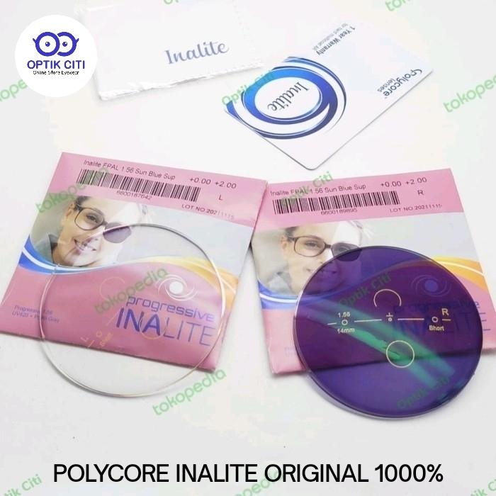 Jual Lensa Kacamata Progresif Photochromic Blueray Polycore Inalite ...