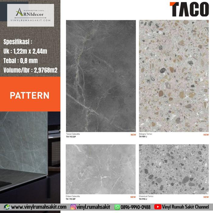 Jual HPL Taco Pattern kode DP dan J - Motif marmer dan motif batu - DP ...