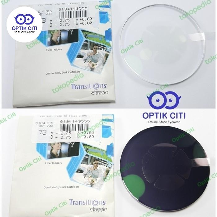 Promo Lensa Kacamata Photochromic crizal essilor Transition Classic 1. ...