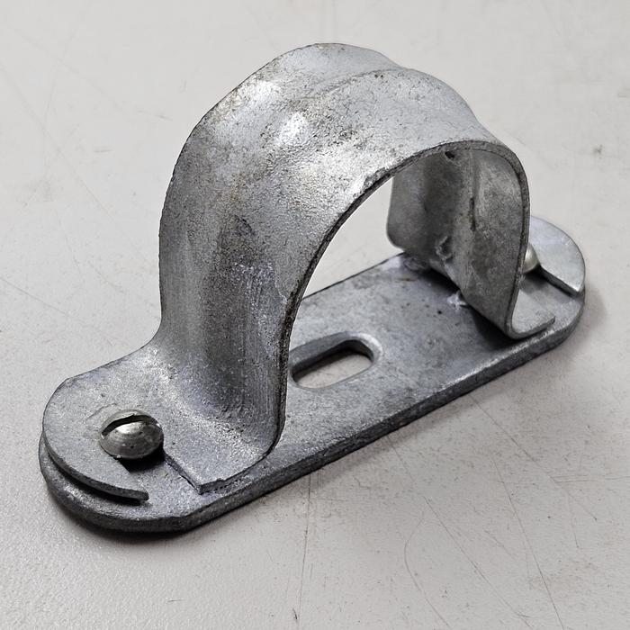 Jual Klem Base Besi Kabel Pipa 1inch Galvanis Conduit Cable Pipe Clamp ...