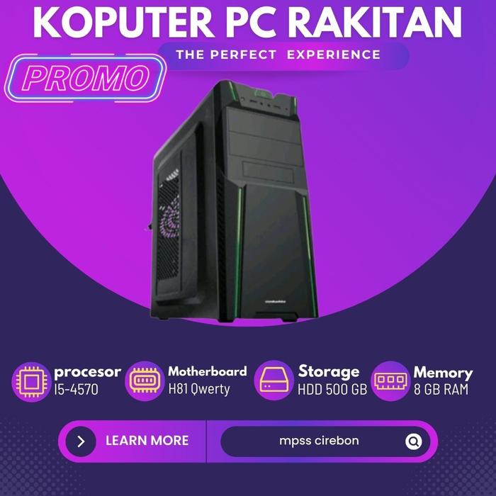 Jual KOMPUTER PC RAKITAN i5-4570 8Gb 500Gb CASING SIM V - Kota Cirebon ...