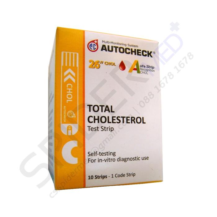 Jual Autocheck Test Strip Cholesterol / Autocheck Tes Strip Kolesterol ...