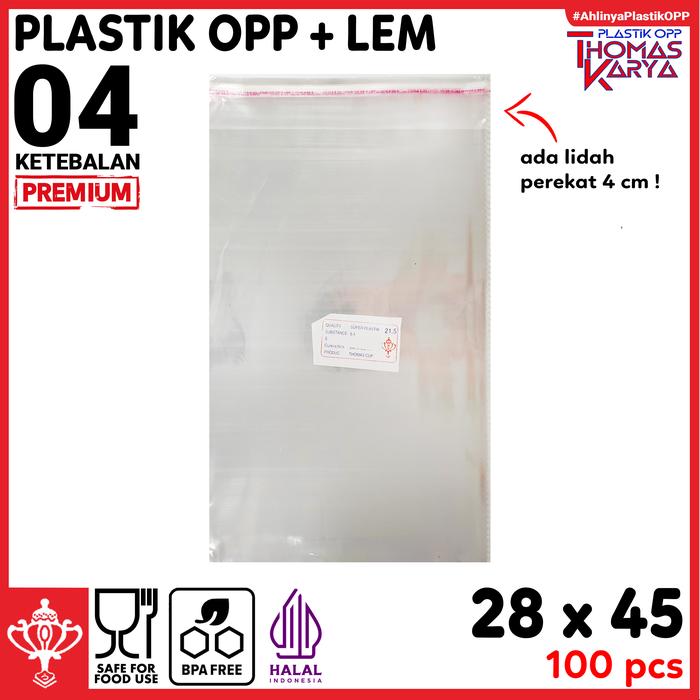 Promo Plastik OPP Ultah Polos isi 100 Kantong OPP Bingkisan Snack ...