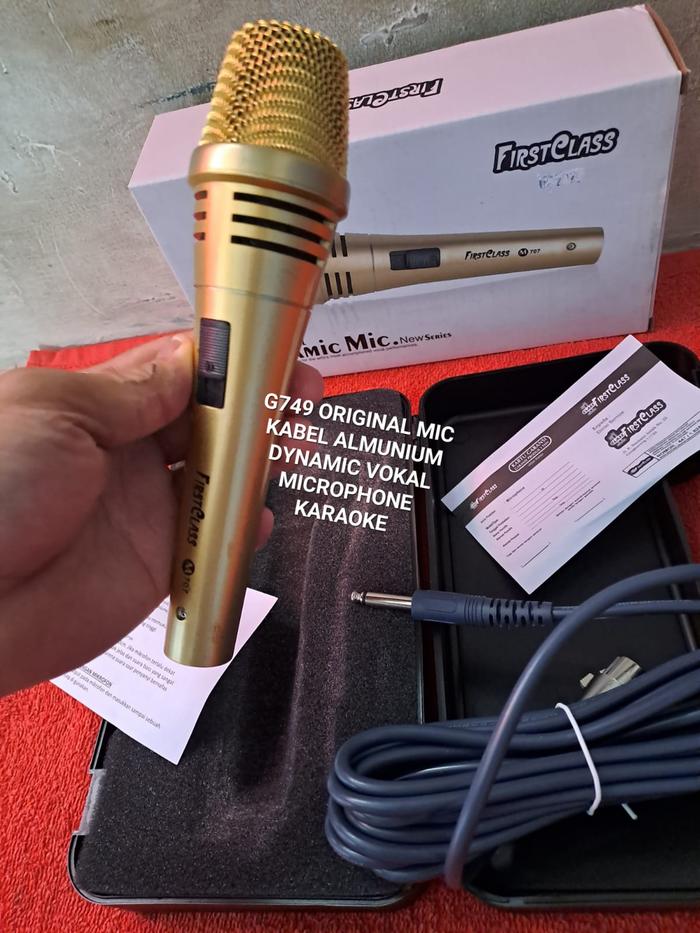 Jual G749 Original microphone karaoke legendary mikropon mic kabel ...