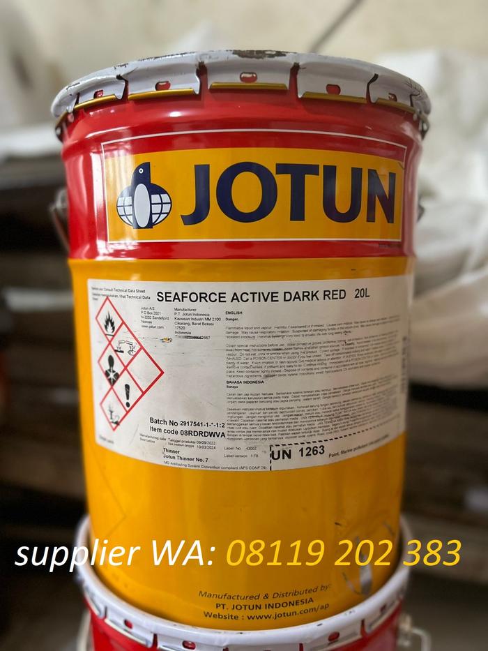 Jual Jotun Seaforce Active antifouling dark red 20L, cat anti fouling Jotun - Kab. Bekasi ...