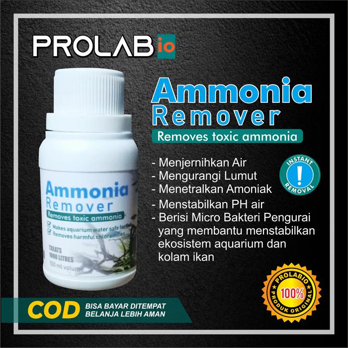 Jual amoniak remover prolabio penghilang bau kolam dan aquarium 100 ml - Jakarta Timur - Aqua ...