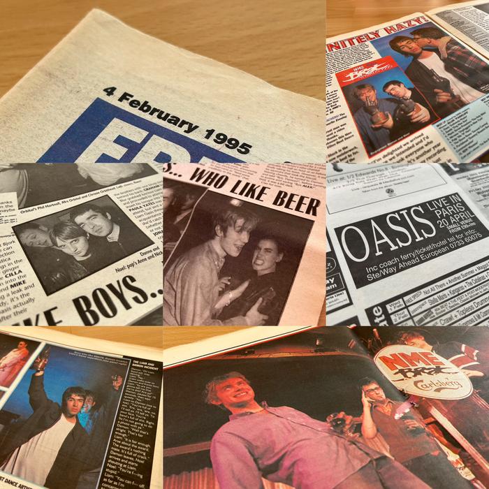 Jual Nme Magazine 4 Feb 1995 Damon Albarn Blur Noel Gallagher Oasis Di ...