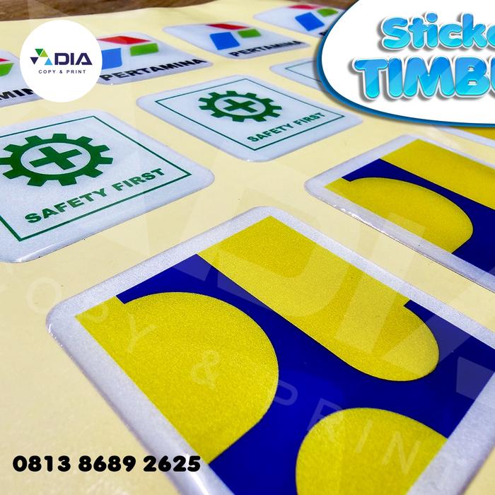 Jual Stiker Timbul Custom / Doming Stiker - Reflektif - A3+ - Murah ...
