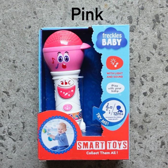 Jual Freckles Baby Smart Toys Microphone Bisa Rekam Suara Mainan Mic ...