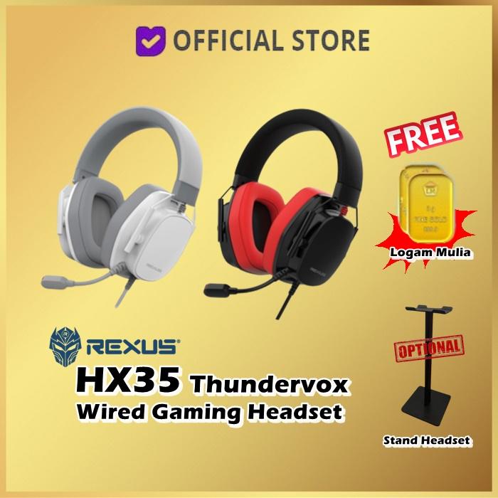 Promo Rexus HX35 Thundervox Headset Gaming Wired HX-35 - HeadsetOnlyBk ...