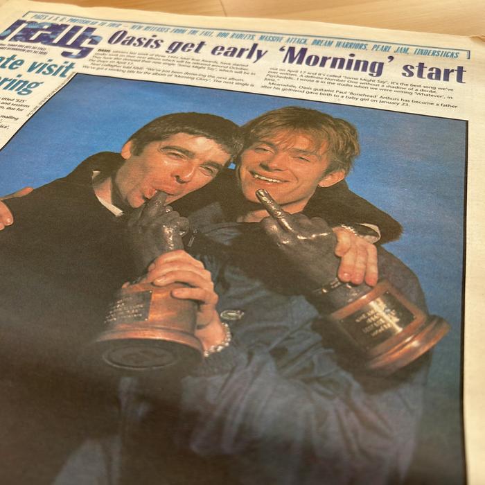 Jual Nme Magazine 4 Feb 1995 Damon Albarn Blur Noel Gallagher Oasis Di ...