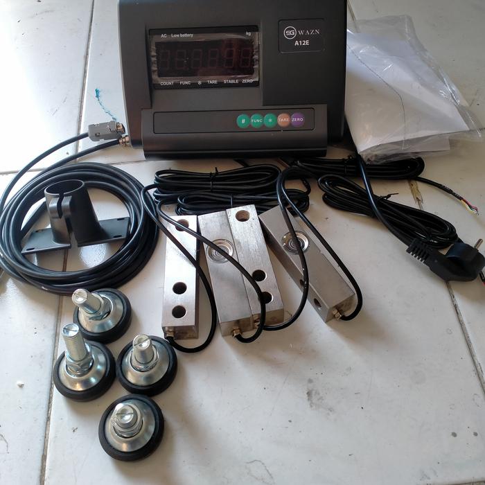 Jual Timbangan sapi, loadcell 2 ton, indicator monitor a12e, kaki ...