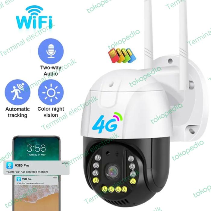 Promo Camera CCTV Gunakan Kartu SIM Card 4G PTZ Outdoor All Operator ...