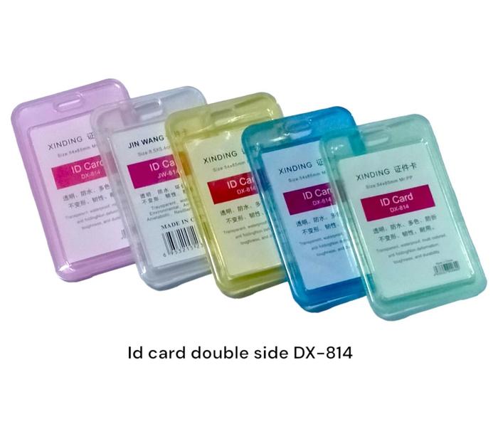 Jual Name Tag Id Card Holder B1 Tempat Nama Warna Transparan Plastik ...