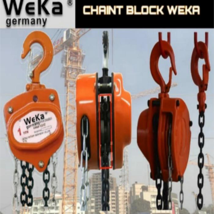 Jual Takel 1 Ton x 10 Meter Heavy Duty Weka / Chain Block 1 Ton x 10 ...
