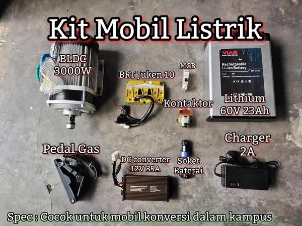 Jual Kit Mobil Listrik Fullset dinamo untuk konversi atau rakit molis ...