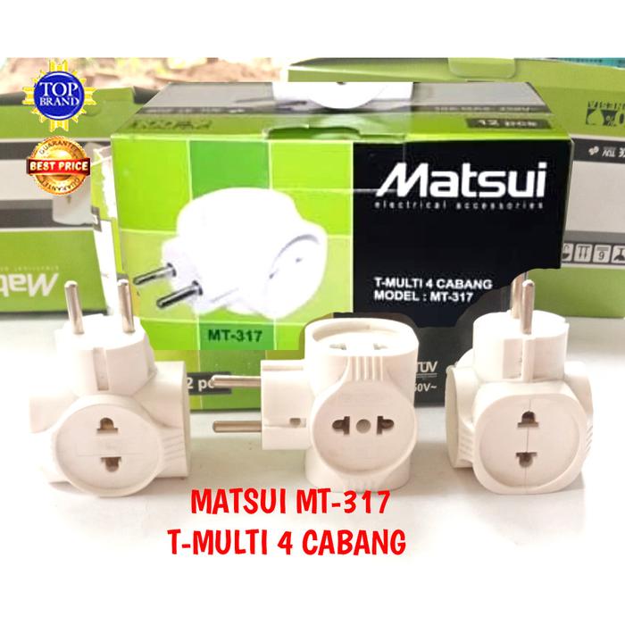 Jual Colokan Listrik Cabang 4 T Multi Matsui SNI - Jakarta Utara ...