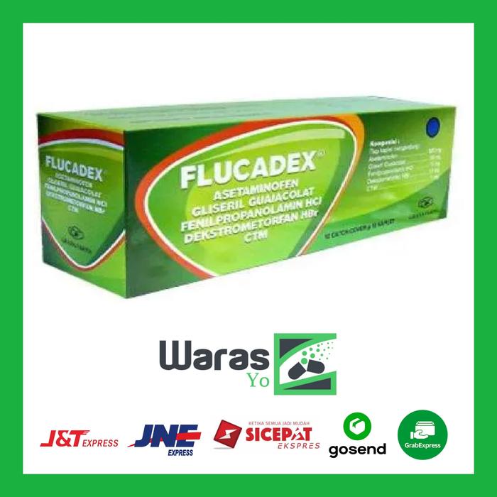Jual [SW] FLUCADEX BOX 100 Kaplet-Obat Demam,Batuk & Pilek - Kab ...
