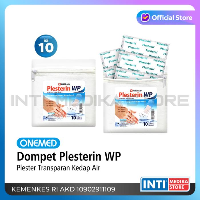 Promo ONEMED - Plester Luka PLESTERIN WP DOMPET Isi 10 Transparan Anti ...