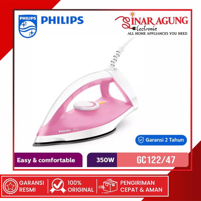 Jual Philips Diva Gc122 Hijau Putih Setrika + Free Packing Buble Wrap - Ungu Di Seller Noelle ...