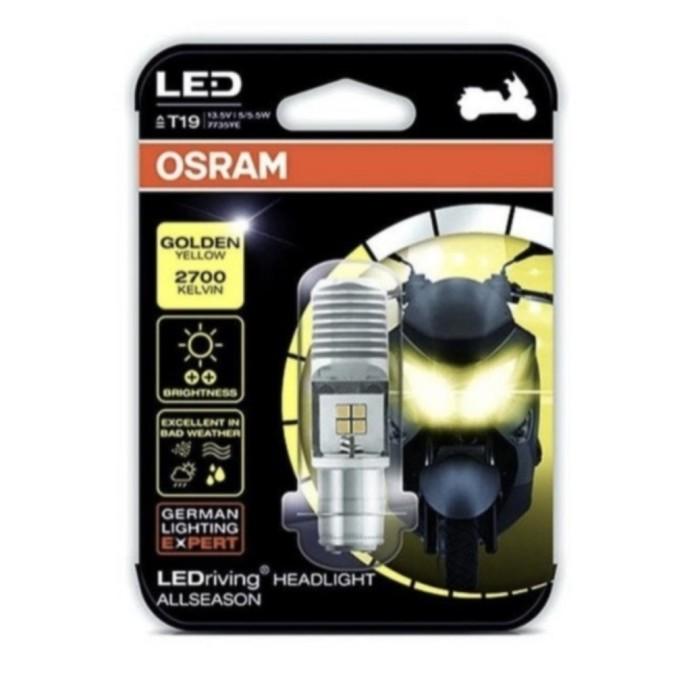 Jual Bohlam Lampu Mio Fino Soul Beat Vario OSRAM LED T19 H6 M5 Kuning ...