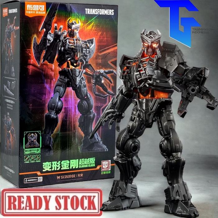 Jual BLOKEES x Hasbro Transformers ROTB Bumblebee + Scourge + Diorama ...