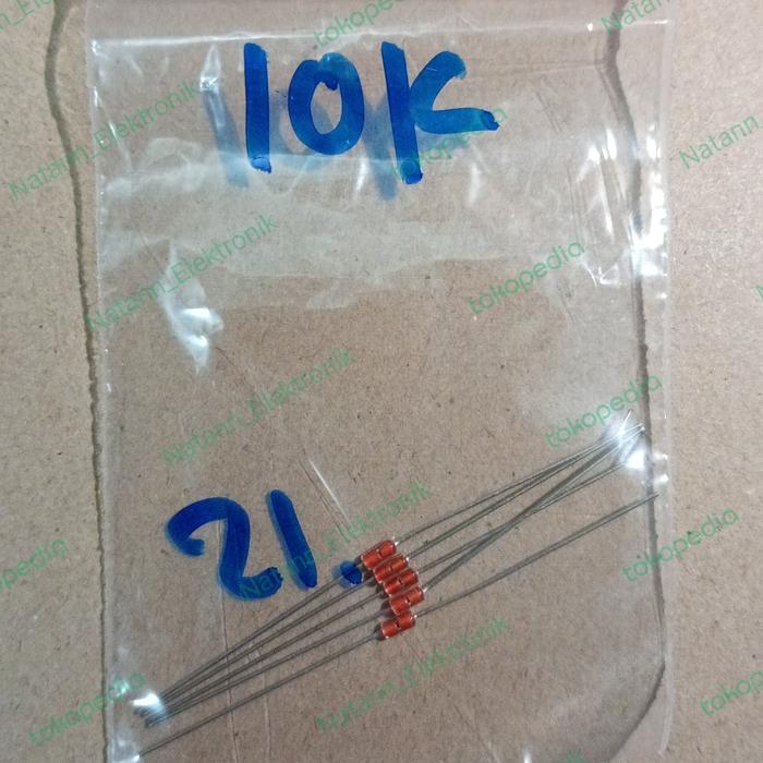 Jual 4100 thermistor sensor suhu ntc model resistor axial kanan kiri ...