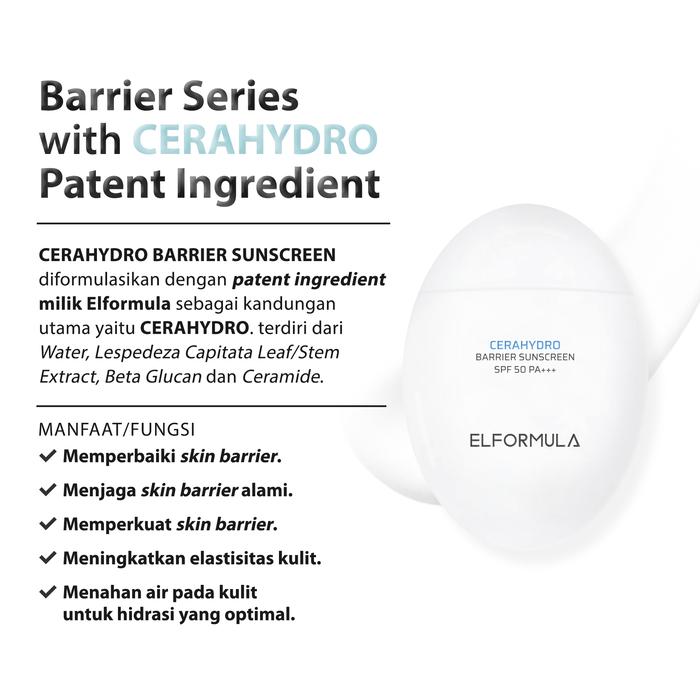 Jual Elformula Intensive Cerahydro Barrier Repair Sunscreen Spf 50 ...