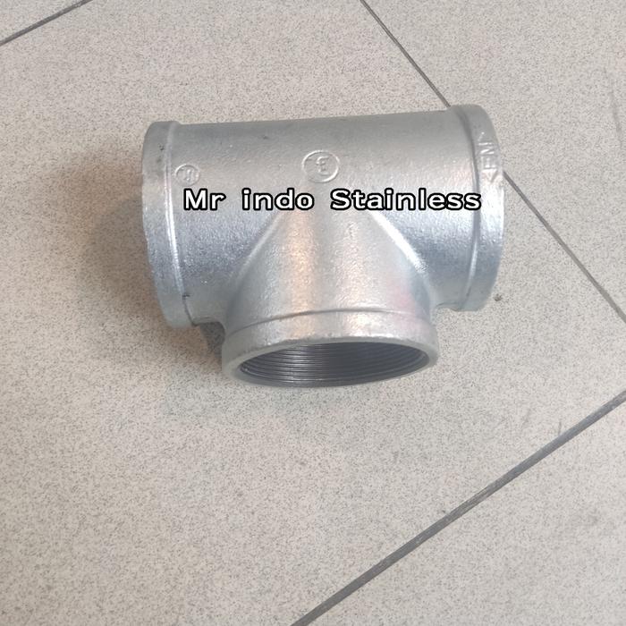Jual Tee Besi galvanis 2"Inch Drat - Jakarta Barat - Mr indo Stainless ...