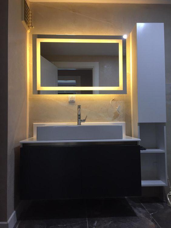 Jual Cermin LED Touchscreen uk 120 x 167 | Cermin Kamar Mandi | Cermin ...