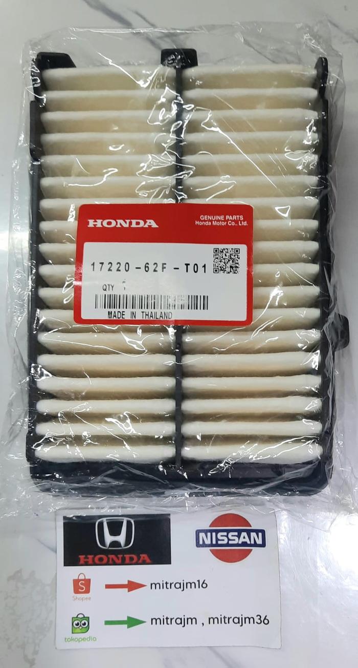 Jual 17220 62F T01 filter udara honda all new hrv brv city hb type S.E ...