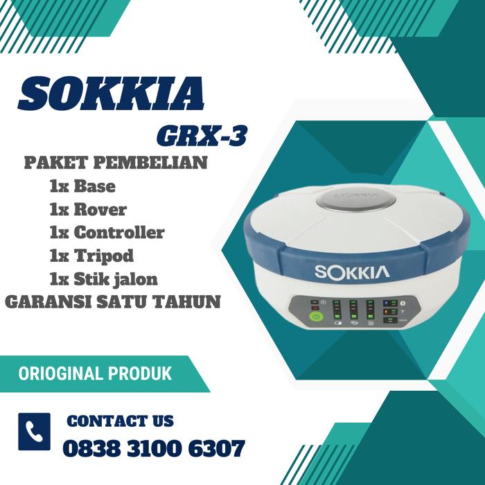 Jual Gps Geodetik Sokkia GRX 3 / 2Receiver RTK Gnss - Kota Tangerang - PT GEMILANG SURVEY ...