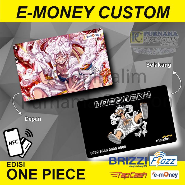 Jual Emoney / E-money Custom Edisi One Piece - Gear 5, Flazz BCA - Kota ...