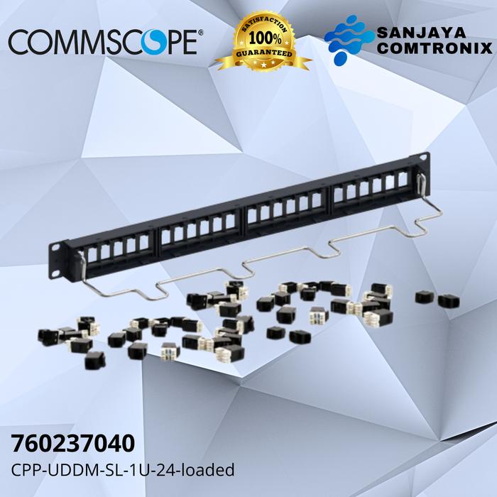 Jual AMP COMMSCOPE 760237040 Discrete Panel / Patch Panel 24 port ...