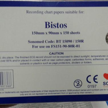 Jual kertas ctg Bistos 150mm x 90mm x 150sheet, BT-350, FS151-90-80R-01 ...