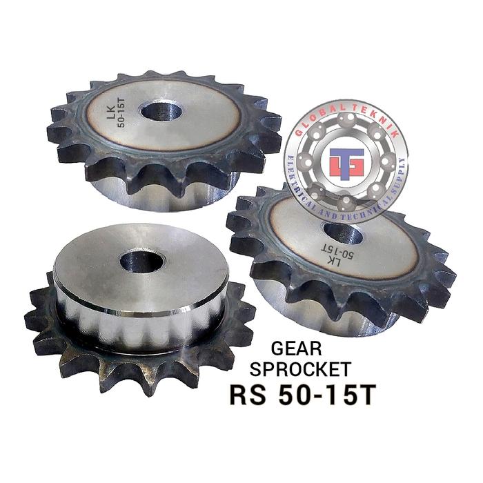 Jual Gear Sproket RS 50-15T Merk LK Single Untuk Rantai RS50 Jumlah ...