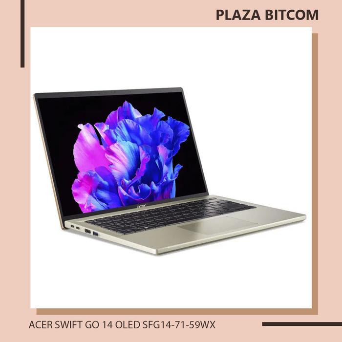 Jual ACER SWIFT GO14 OLED SFG14-71-59WX i5-13500H/16GB/512GB/W11+OHS21 ...