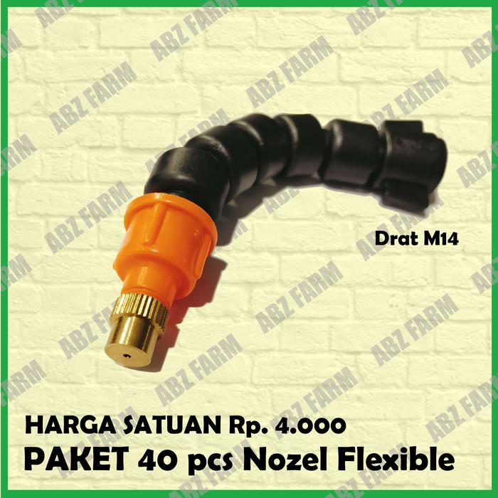 Jual NOZEL / NOZZLE FLEXIBLE 1 LUBANG KNAPSAK / SPRAYER ELEKTRIK ...