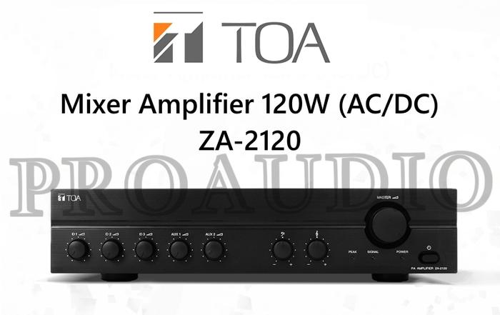 Jual MIXER AMPLIFIER TOA POWER ZA-2120 ZA 2120 ZA2120 POWER AMPLI ...