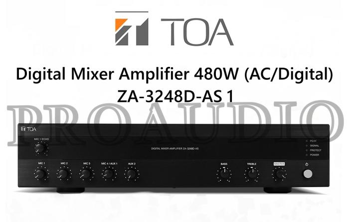 Jual DIGITAL AMPLIFIER MIXER TOA ZA-3248D-AS ZA 3248 D AS AZ3248DAS 480 ...