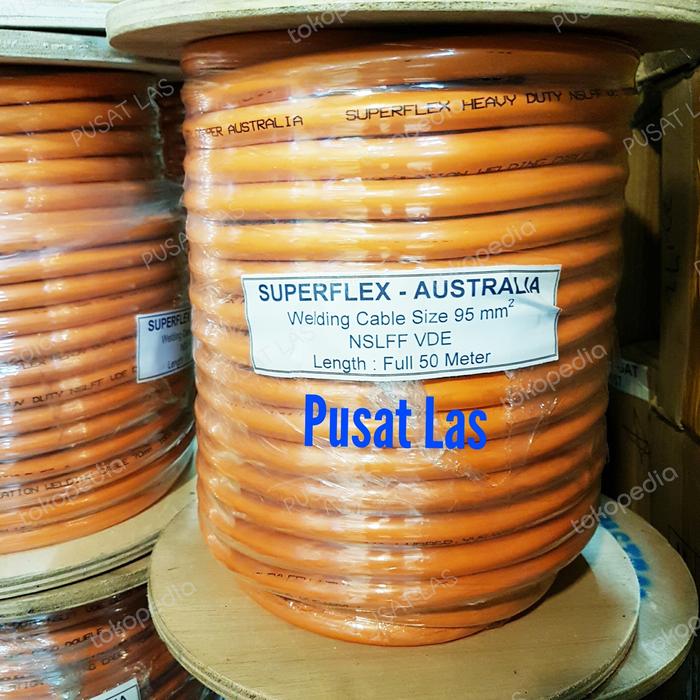 Jual Kabel Las 95mm SUPERFLEX Welding Cable 95 mm Full Tembaga ...
