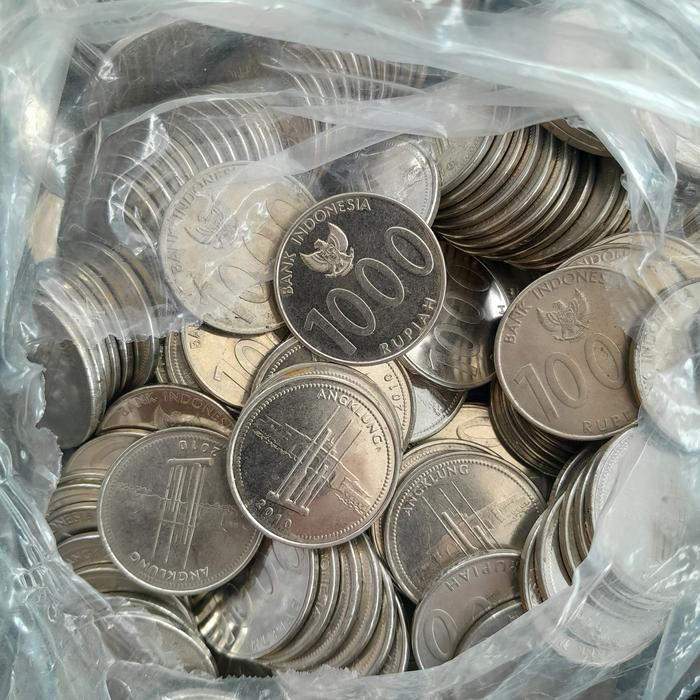 Jual Koleksi Uang Lama Koin 1000 Kelapa Sawit - 1000 Angklung - Kab ...