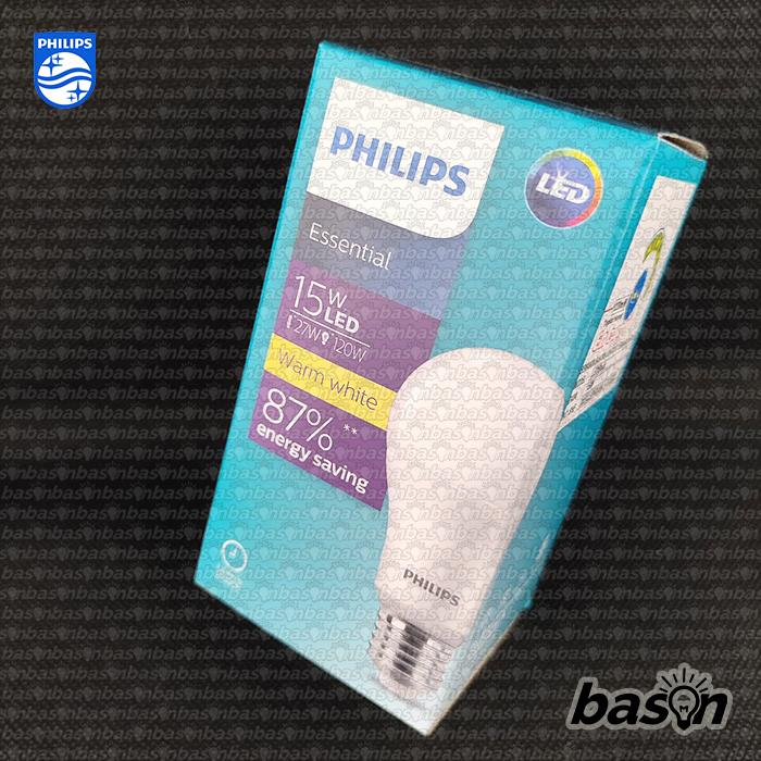 Jual PHILIPS Essential LEDBulb 15W E27 A60 - Bohlam Lampu LED Bulb ...
