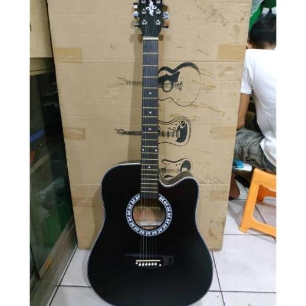 Jual GITAR AKUSTIK MERK YAMAHA TIPE F1000 WARNA HITAM DOFF BLACK DOFF ...