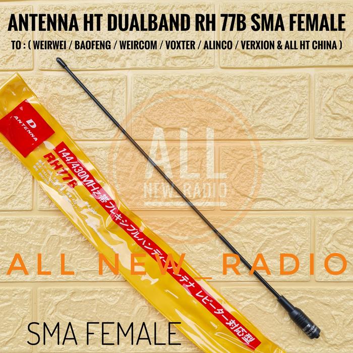 Jual ANTENA HT RH 77B 771 SMA FEMALE TO HT BAOFENG WEIRWEI VOXTER DUALBAND - Jakarta Utara - ALL ...