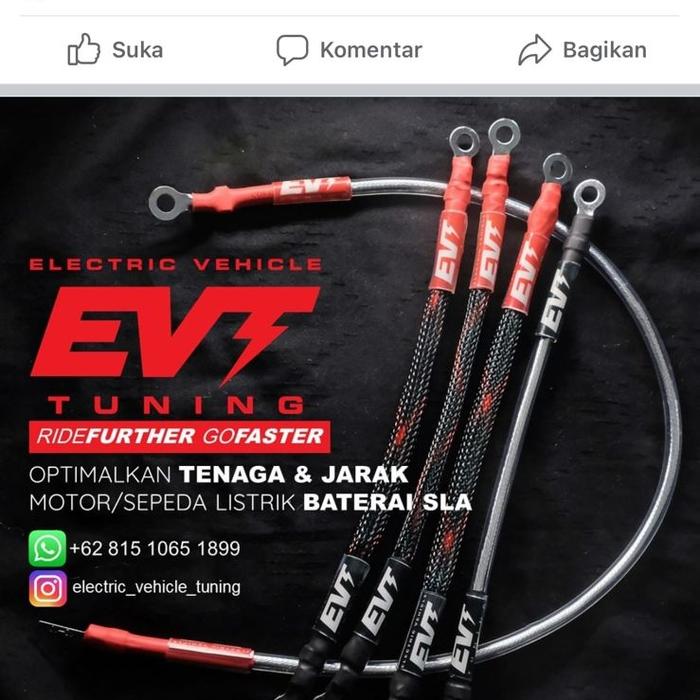 Jual kabel Baterai SLA motor listrik sepeda l EVT 72 VOLT upgrade kabel ...