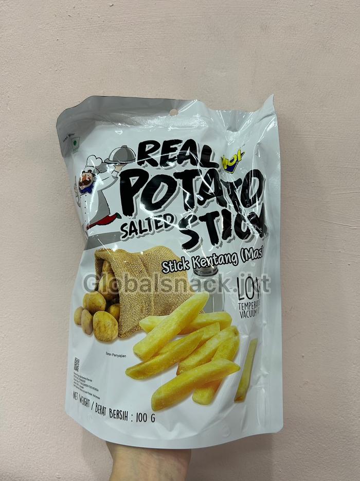 Jual NOI REAL POTATO STICK SALTED / FUN STIX HOT & SPICY / BLACKPEPPER ...