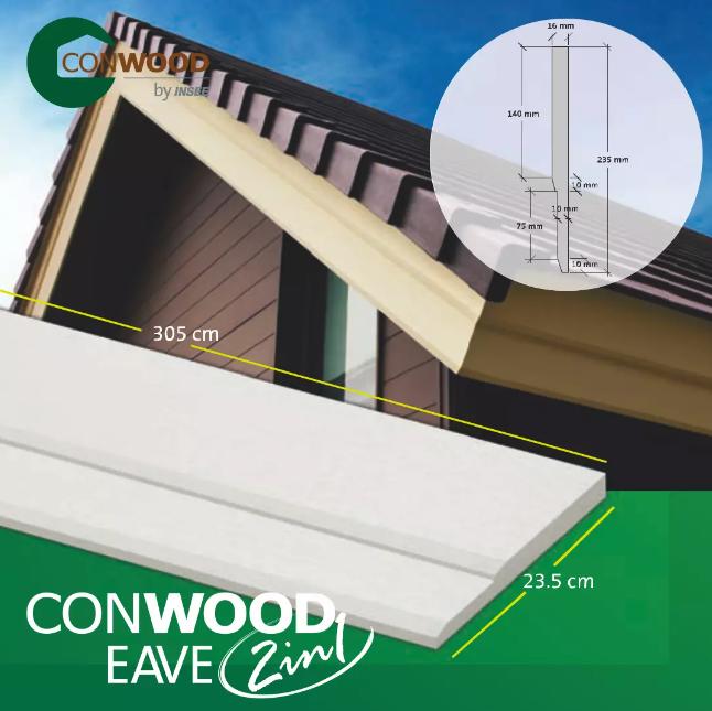 Jual Conwood Eave 2 in 1 ( 235 x 3050 x 16 mm ) Conwood LISTPLANK Decorativ - Kota Surabaya - CV ...